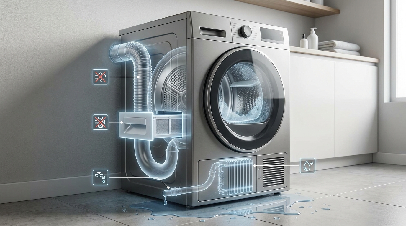 Dryer Leaking Water: Complete Troubleshooting Guide 2026