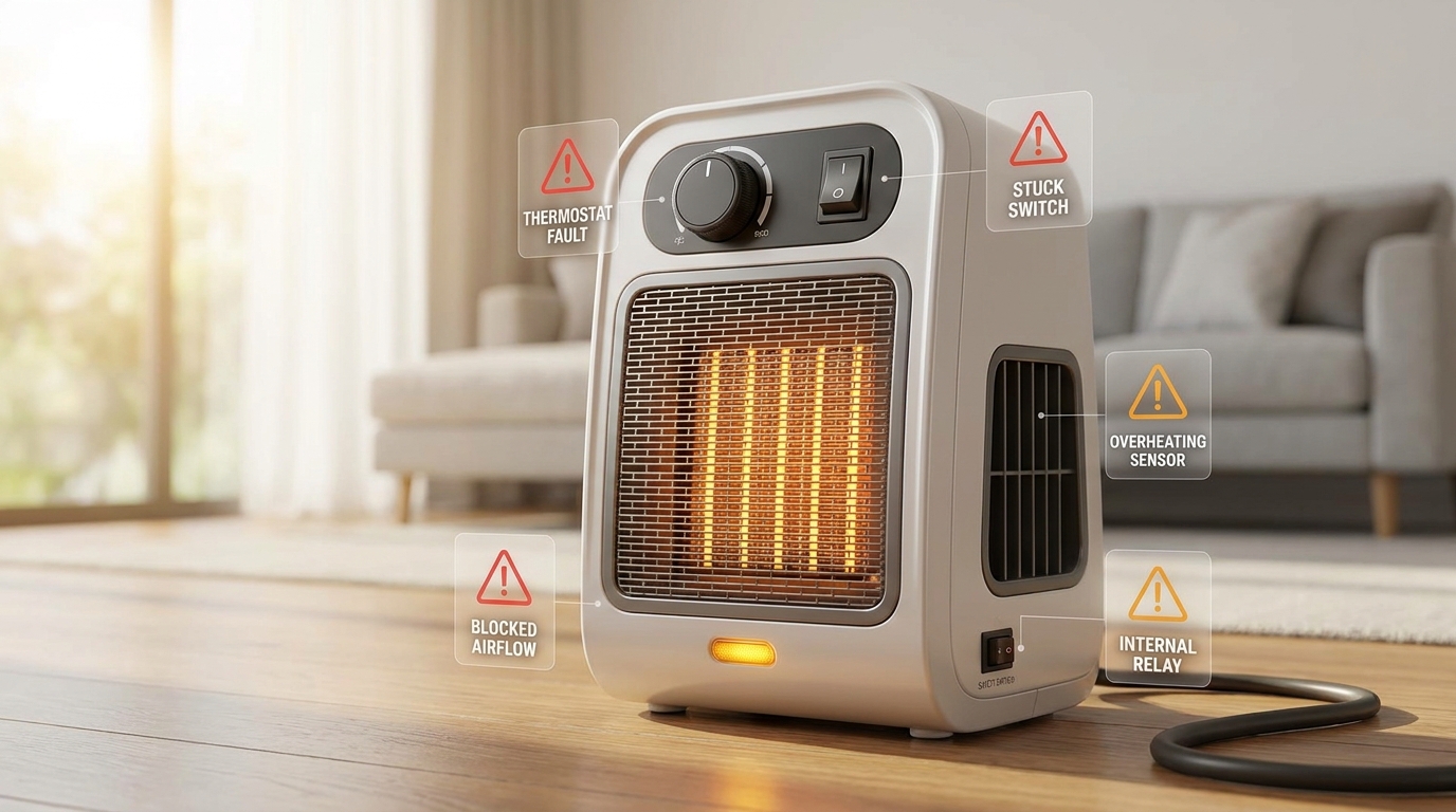 Space Heater Won't Turn Off: Troubleshooting Guide (July 2026)